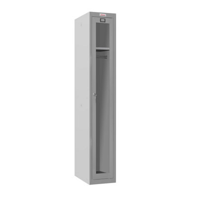 Phoenix PLC Series PLC1133GGK 1 Column 1 Clear Door Personal locker in ...