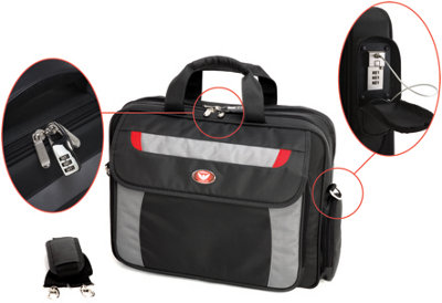 Phoenix SC0082C Venice 17 inch Laptop Security Case