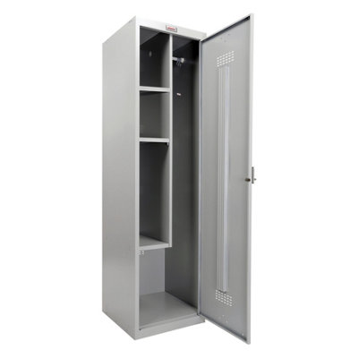 Phoenix Utility Locker Series UL1150GGE Single Door in Grey with ...