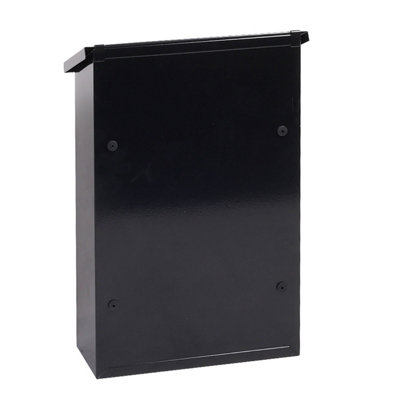 Phoenix Villa Top Loading Letter Box MB0114KB in Black with Key Lock