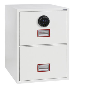 Phoenix World Class Vertical Fire File FS2252F 2 Drawer Filing Cabinet ...