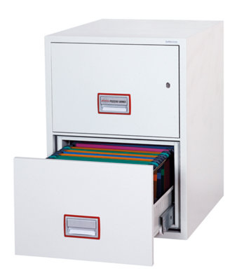 Phoenix World Class Vertical Fire File FS2252K 2 Drawer Filing Cabinet ...