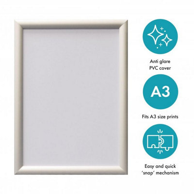 Photo/picture A3 Aluminium Snap Frame
