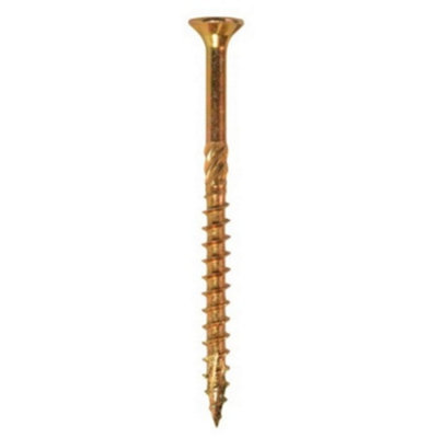 Picardy Torx Wood Screws (Pack of 100) Golden Yellow (45mm x 70mm ...