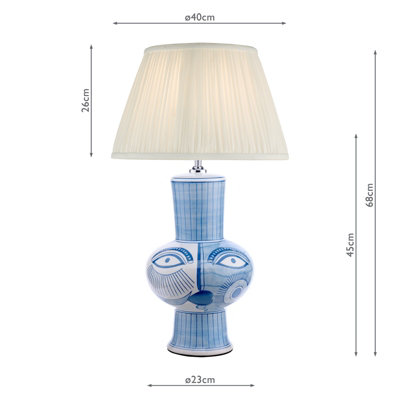 Picasso Table Lamp Multi-Coloured With Shade