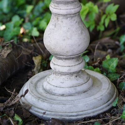 Piccolo Bird Bath Feeder Stone Statue Vintage Outdoor Garden Ornament ...