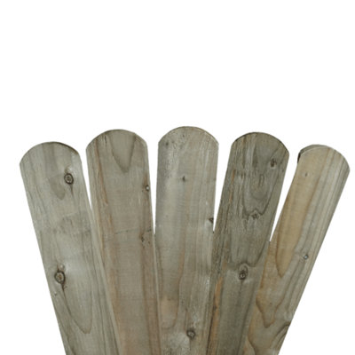 Picket Fencing Pales Round Top 4f (5 Pack)