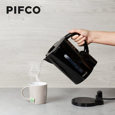 PIFCO Black Kettle - 1.7 Litre Capacity - BPA Free - Auto Shut-Off and ...