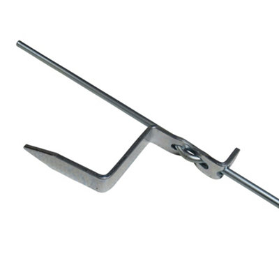 Pigtail Electric Fence Posts 3FT X20 (Double Steel Spike 105CM Poly ...