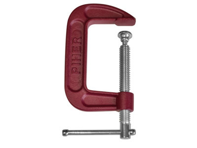 PIHER RED CLAMP MODEL - G - 10 cm - 55410 | DIY at B&Q