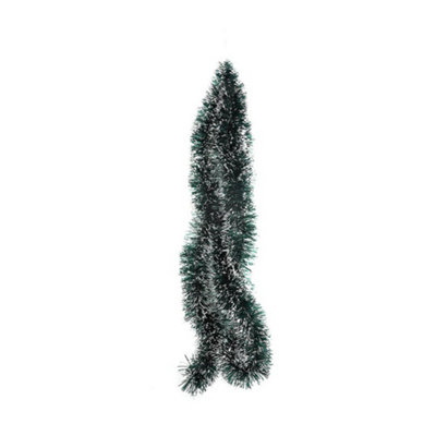 Pine Green Christmas Tinsel Garland 2.7M 2PK