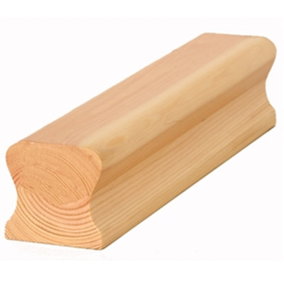 Pine Handrail THR 3.0m - No Groove UK Manufactured Traditional Products Ltd