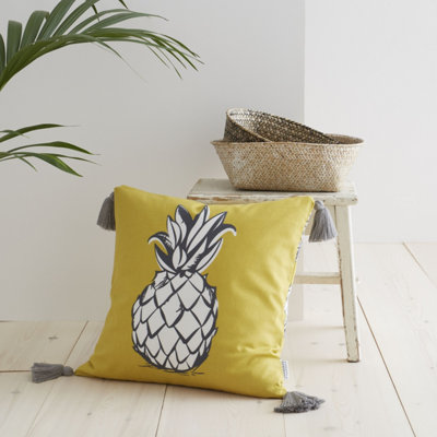 Pineapple Elephant Living Tupi Pineapple 45x45cm Cushion Ochre