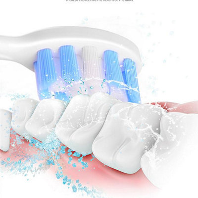 Pink Adult 6- Speed Soft Bristle Electric Sonic Toothbrush