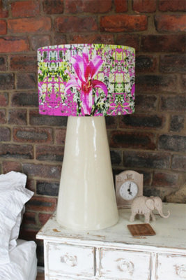 Pink flower (Ceiling & Lamp Shade) / 45cm x 26cm / Ceiling Shade