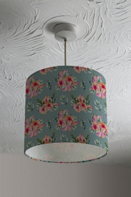 Pink Flowers (Ceiling & Lamp Shade) / 25cm x 22cm / Ceiling Shade