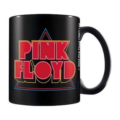 Pink Floyd Retro Logo Ceramic Mug Red (One Size)