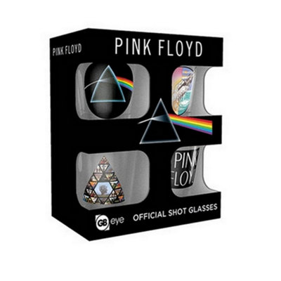 Pink Floyd Shot Glasses (Pack of 4) Multicoloured (One Size) | DIY at B&Q