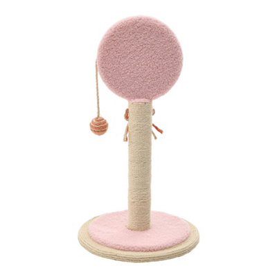 Pink Lollipops Cat Scratching Posts with Hanging Ball