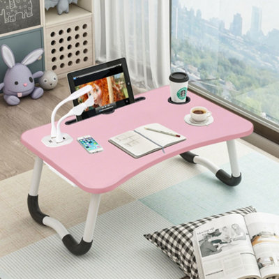 Pink laptop desk store