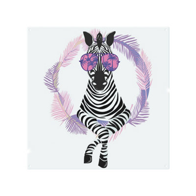 Pink Zebra Splash Back designer style