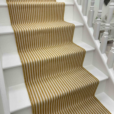 Pinstripe Stair Runner - Reversible, Durable & Hardwearing Carpet for ...