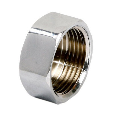 Pipe Tube Fittings Chrome Plug Stop End Cap Cover Ending Female 3/4 ...