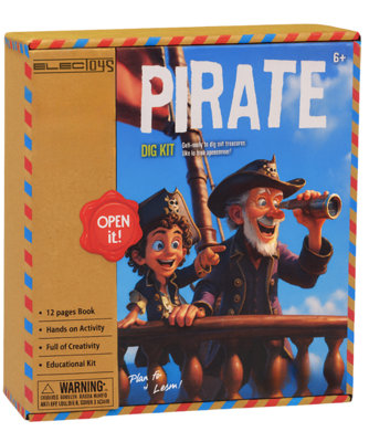 Pirate Dig Kit Educational Activity STEAM Toy Age 6