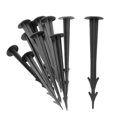 Pisces 12 Pack Replacement Pegs for Netting Plastic Fixing Ground Pegs ...
