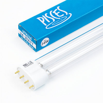 Pisces 24w (watt) PLL Replacement UV Bulb Lamp for Pond Filter UVC ...