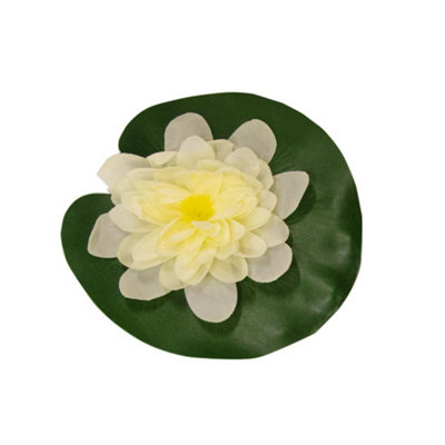 Pisces 4 Pack Floating Lily Artifical Pond Plant Decoration Lillies ...