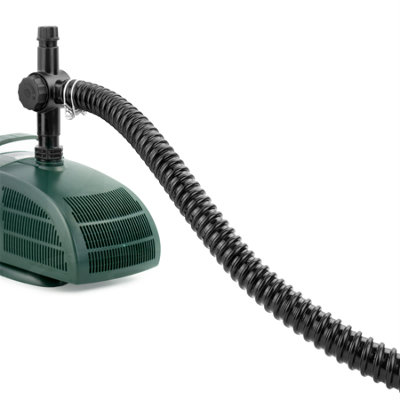 Pisces 5m Corrugated Black Pond Hose Flexible Anti Kink Flexi PVC Pipe ...