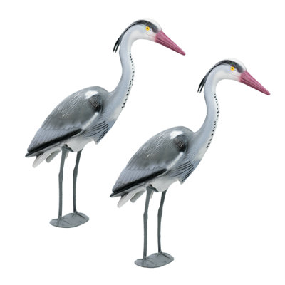 Pisces Decoy Heron Pond Predator Deterrant - Twin Pack