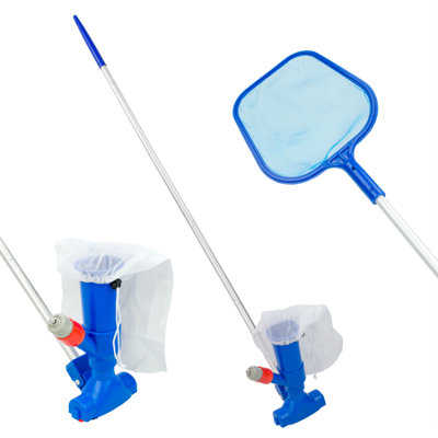 Pisces Pond Vacuum Pool Cleaner Algae Brush Sludge Remover Dirt Brush ...