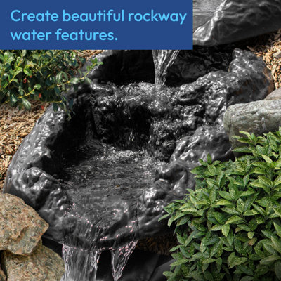 Pisces Small Preformed Pond Watercourse Waterfall - Garden Stream Water ...