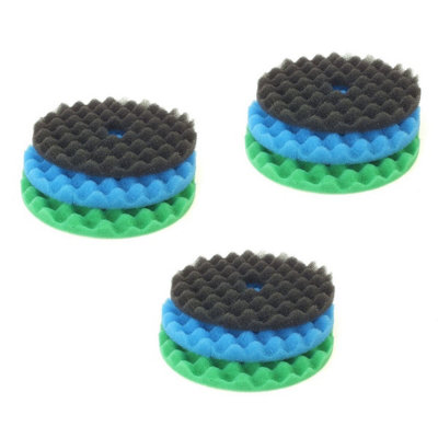 Pisces Triple Pack- Pond Filter Foam set Compatible for Cloverleaf CL1 ...
