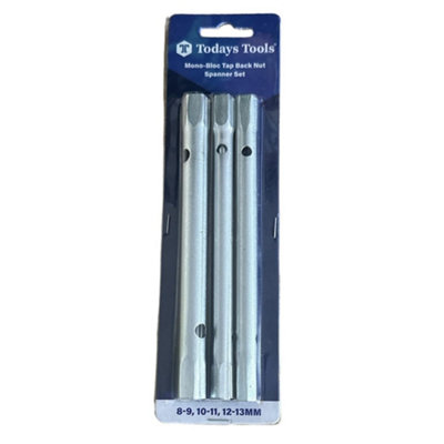 Pitbull SMB Mono Tap Heavy Duty Back Nut Spanner Set of 3 + Tommy Bar