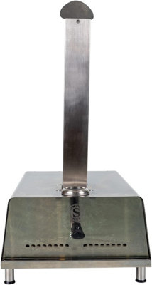 Pizza Oven Charcoal Grilling Machine with Stainless Steel Body and ...