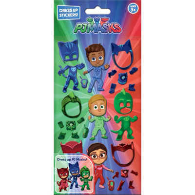 PJ Masks Dress Up Stickers Multicoloured (One Size)