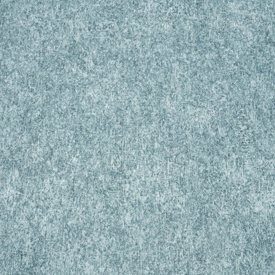 Plain Blue Textured Wallpaper Vinyl HeavyWeight Free Match Paste The Wall