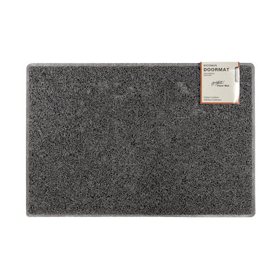 Plain Large Minimal Doormat in Grey