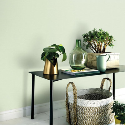 Plain Light Sage Lime Green Wallpaper Textured Paste the Wall Textured ...