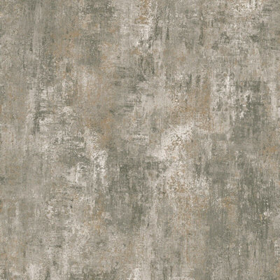Plain Neutral Patina Distressed Stone Concrete Effect Cove Texture ...