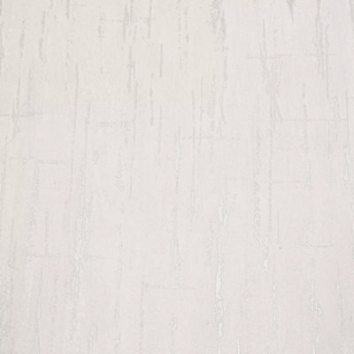 Plain Pale Grey Wallpaper Silver Metallic Shimmer Textured Feature Wall