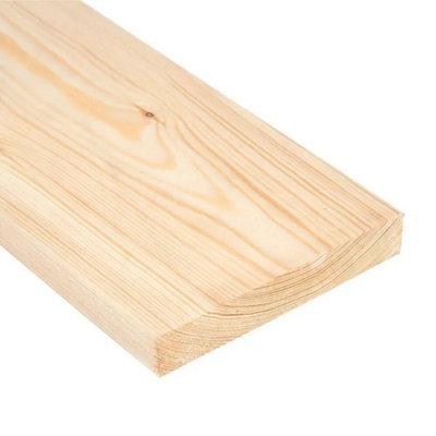 Planed Timber 5x1 Inch (finished size 119x21mm) 0.9m Pack of 2 | DIY at B&Q
