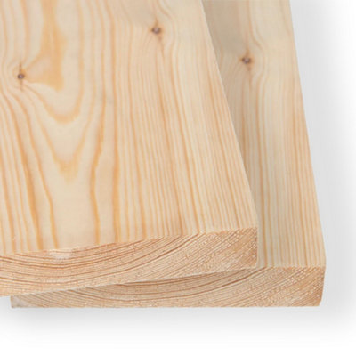 Planed Timber 5x1 Inch (finished size 119x21mm) 1.5m Pack of 2