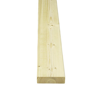 Planed Treated Timber C16 - (L) 1200mm (W) 150mm (H) 47mm - Pack of 2
