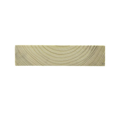 Planed Treated Timber C16 - (L) 1200mm (W) 200mm (H) 47mm - Pack of 2