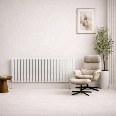 Planet Radiators Flat Panel Double 600 x 1672mm Cast Iron Style ...