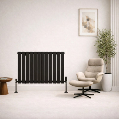 Planet Radiators Flat Panel Single 600 x 908mm Cast Iron Style Radiator ...